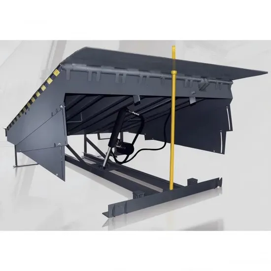 Industrial Electric Unloading Bridge Mechanical Adjustable Forklift ...